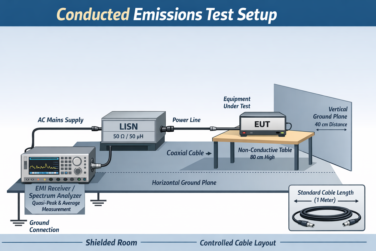 Conducted Emissions EMC Measurement – EMC Compliance