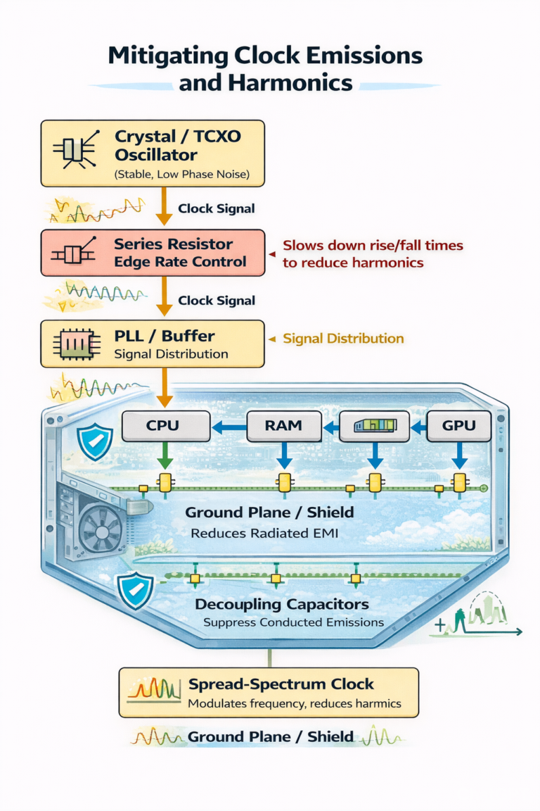 Circuit Design – Digital Clocks – EMC Compliance